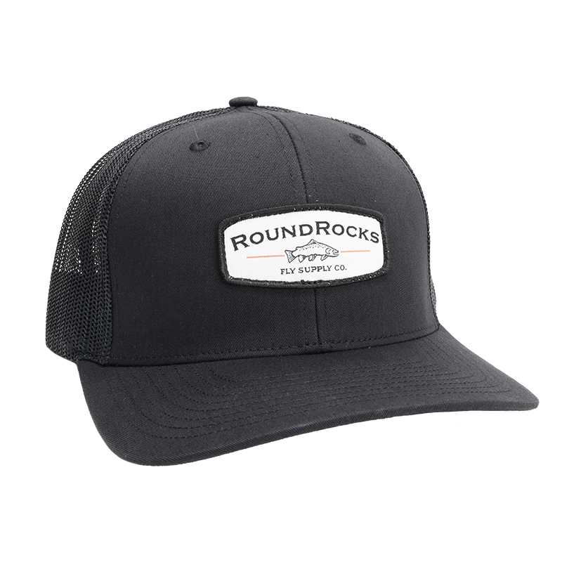 RoundRocks Black Snapback Hat – Smitty's Fly Box