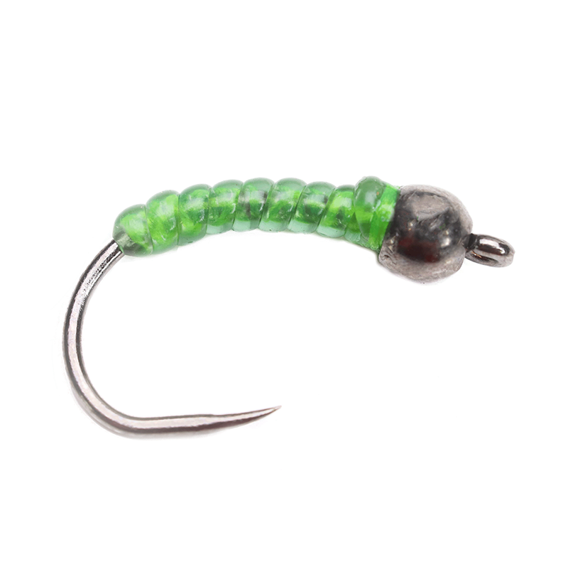 Bead Green Rock Worm – Smitty's Fly Box