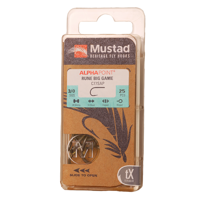 Mustad Rune Big Game Hook – Smitty's Fly Box